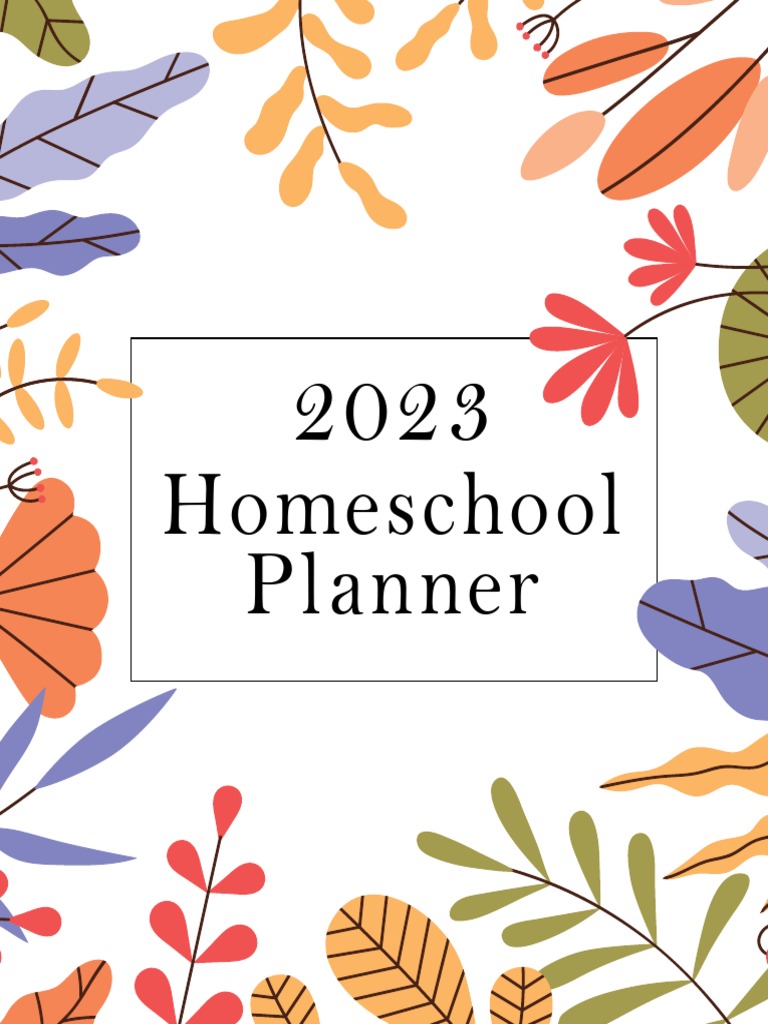 Homeschool Planner 2023 FINAL | PDF