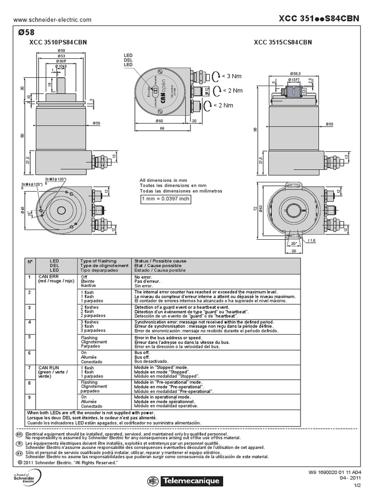 Fiche Technique Encodeur | PDF