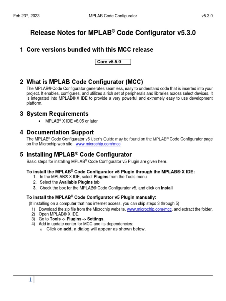 Release Notes MCC 5 3 0 | PDF | Technology & Engineering | Business