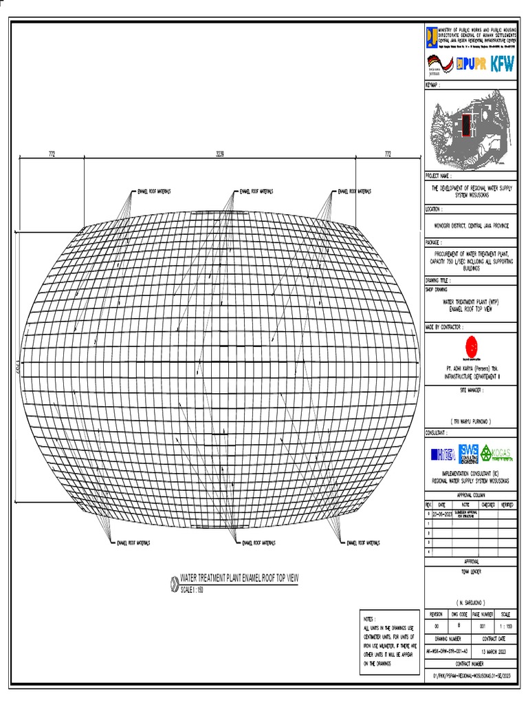 Rangka Atap Water Treatment Plant (WTP) (1) | PDF