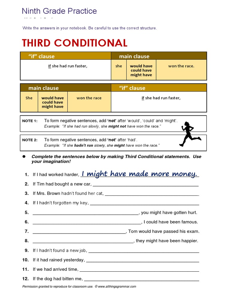 Third Conditional Practice | PDF