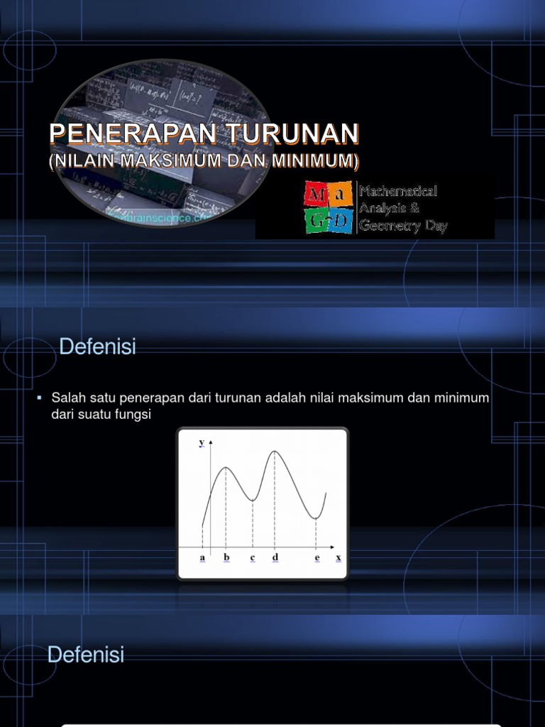 Penerapan Turunan - Nilai - Maksimum - Dan - Minimum | PDF