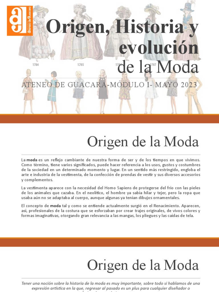 Origen De La Moda 093118 Pdf