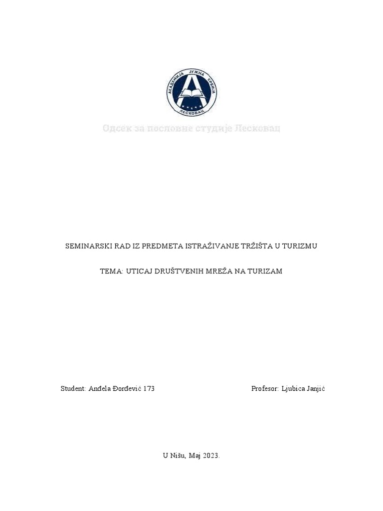 Drustvene Mreze | PDF