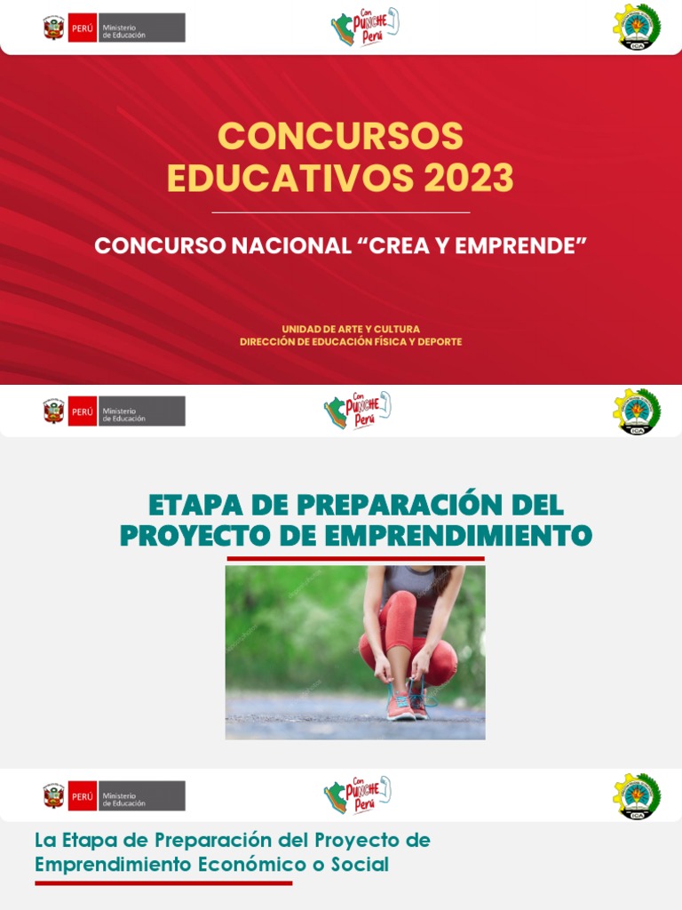 Dia1 - Etapa Preparacion - Crea y Emprende 2023 | PDF