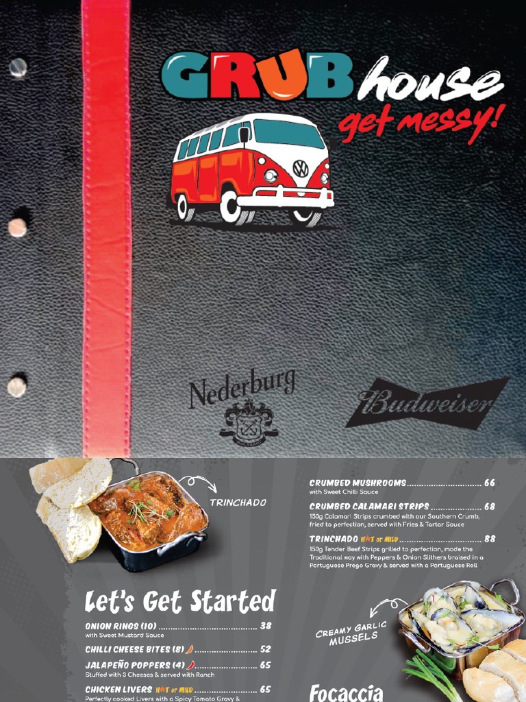 Grubhouse Menu Digital | PDF