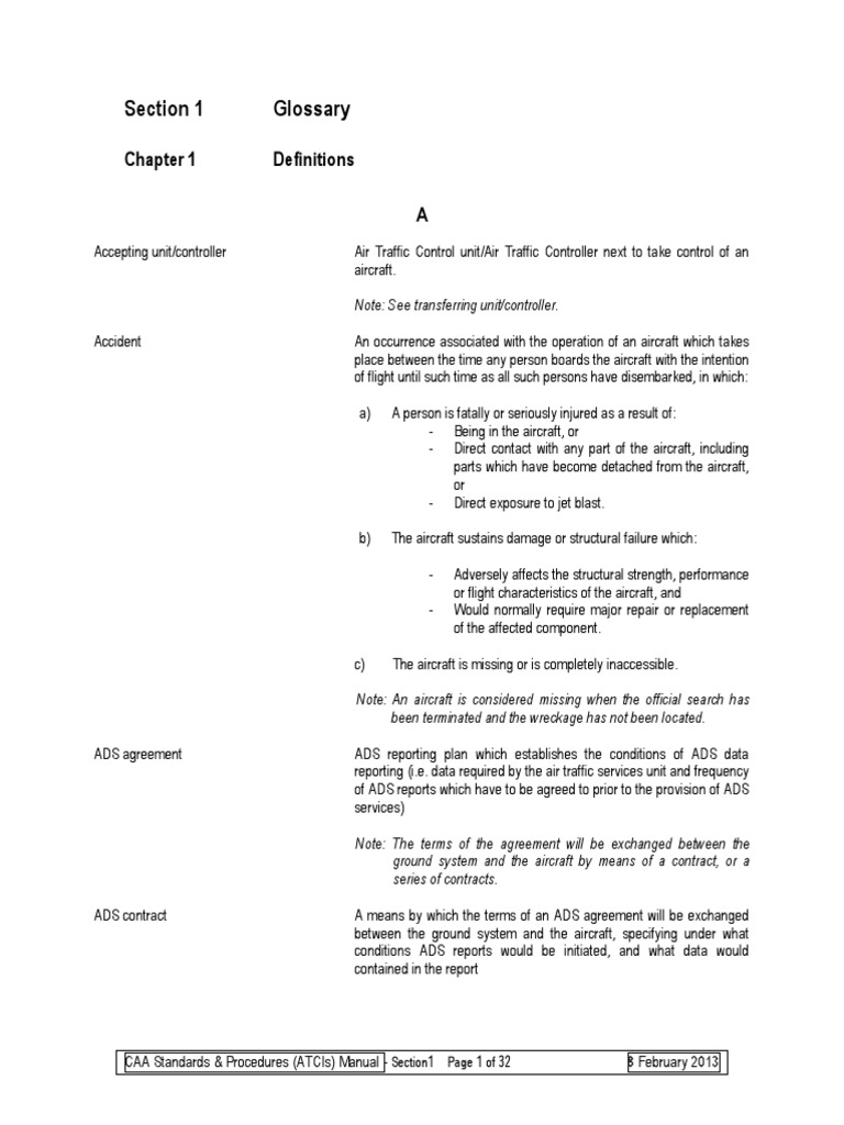 Definitions and Abbrevations | PDF | Air Traffic Control | Instrument ... Definitions and Abbrevations | PDF | Air Traffic Control | Instrument ...