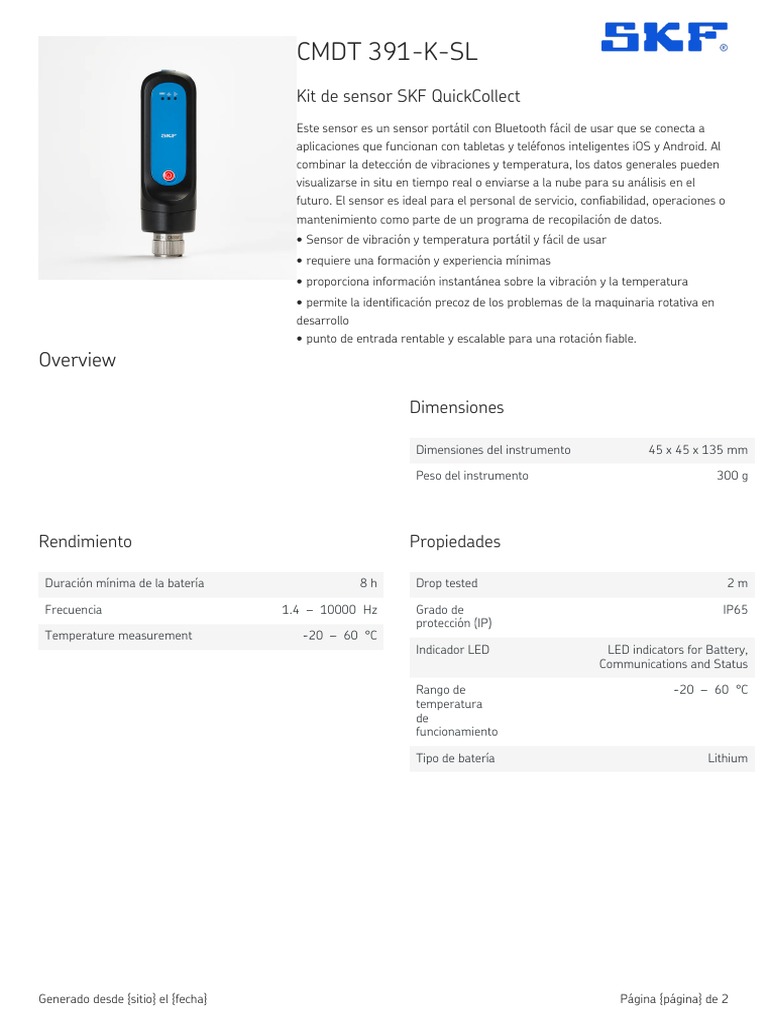 SKF CMDT 391-K-SL Specification | PDF | Red mundial | Internet y web