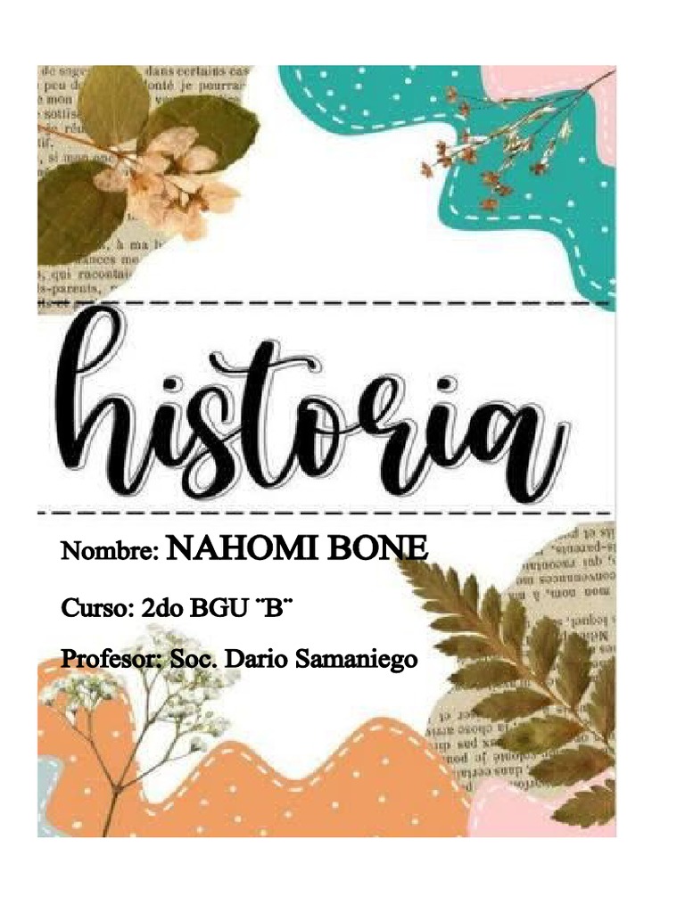 Nahomi 2do Bachilllerato FFFFF | PDF