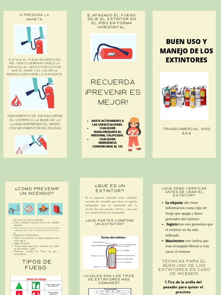 FOLLETO EXTINTORES | PDF