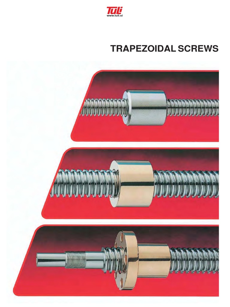 Trapezoidal Screws and Nuts | PDF