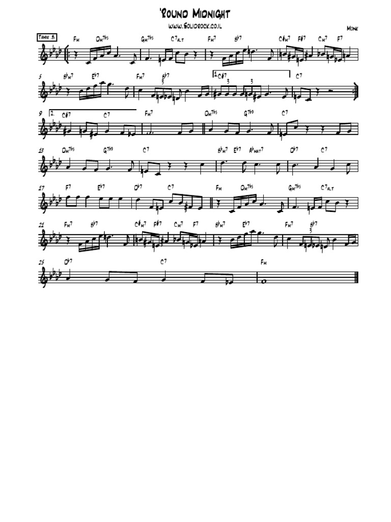 Round Midnight BB | PDF
