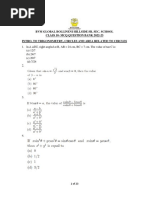 Class IX Heron's Formula Worksheet | PDF | Area | Triangle