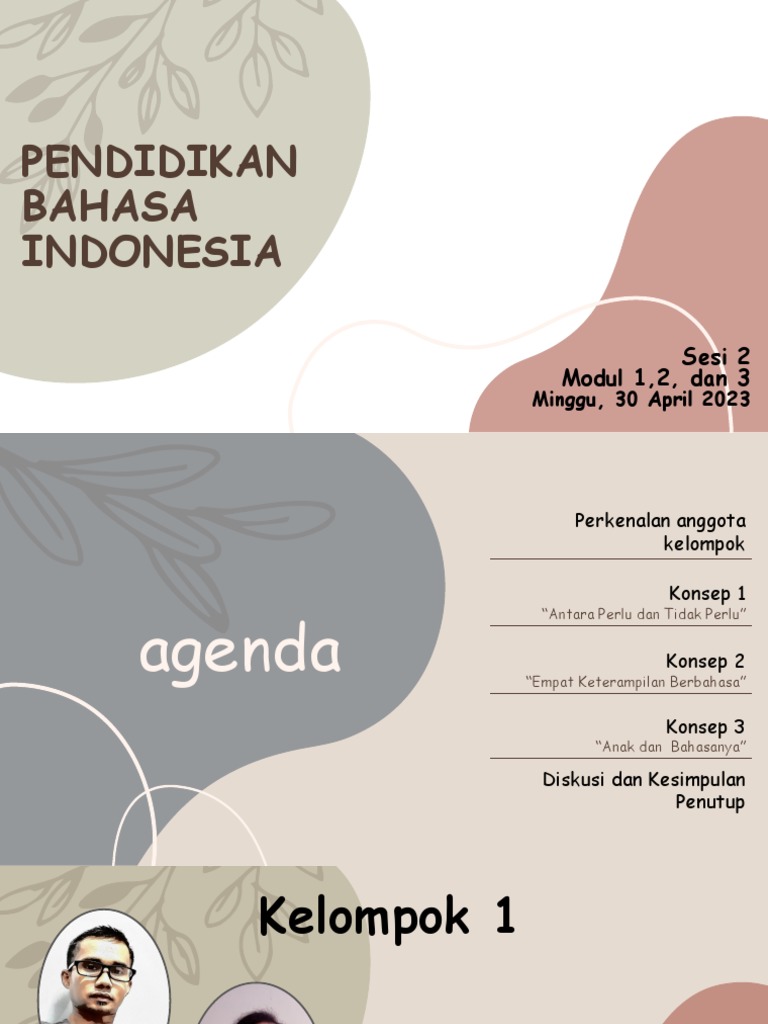 B Indo Modul 1-3 | PDF