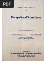 1 - Appendix Occupational Stress Index (OSI) : Scale | PDF | Economies ...