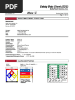 CF Detergent Powder MSDS | PDF | Personal Protective Equipment | Toxicity
