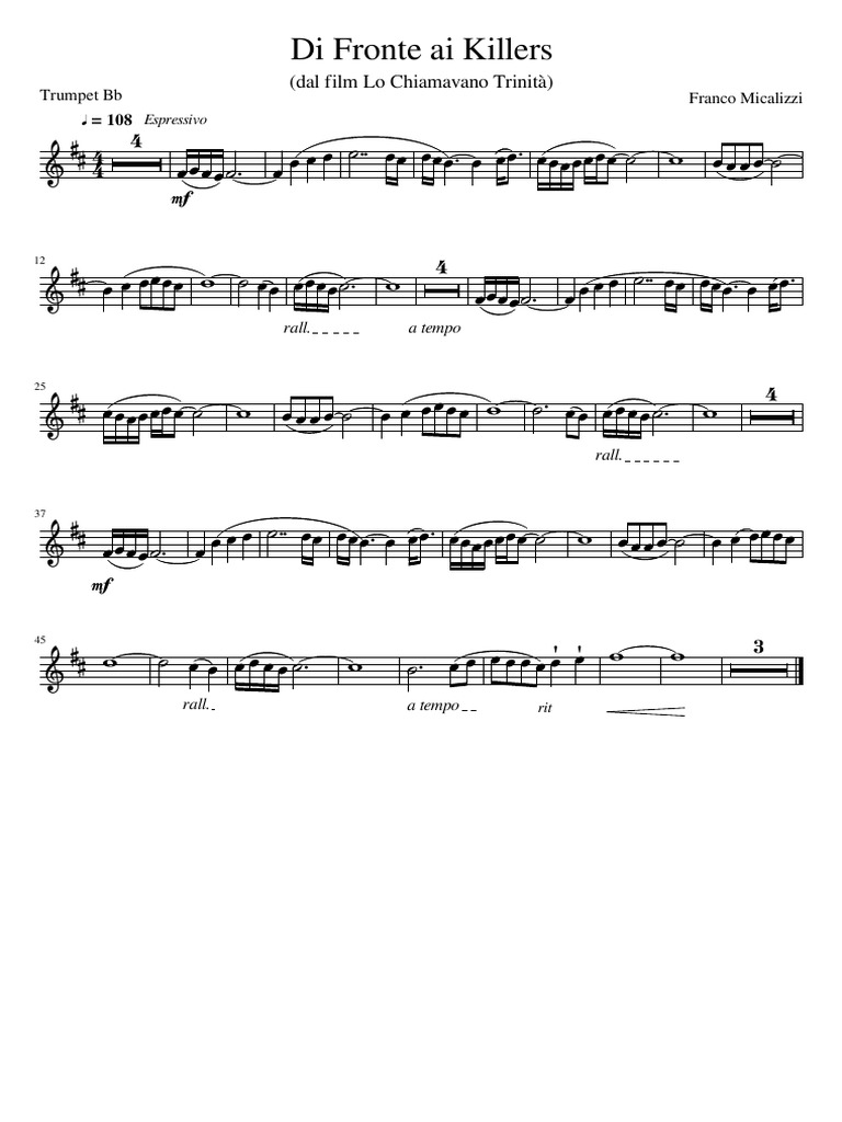 Di Fronte Ai Killers | PDF