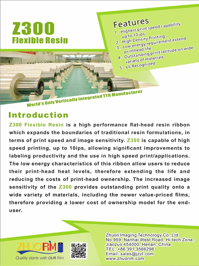 Z300 Flexible Resin | PDF