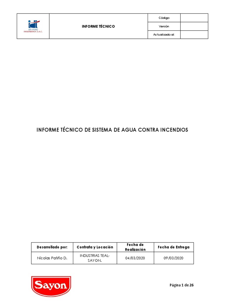 Informe Técnico- PAITA - ACI final | PDF