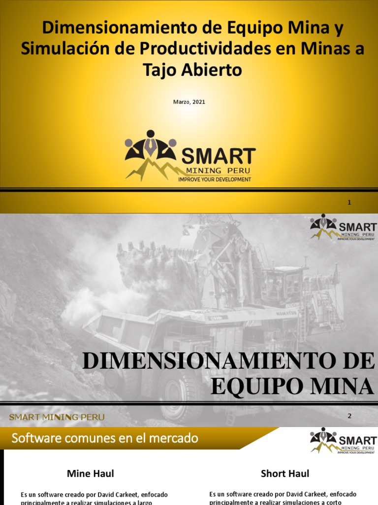 Curso - Dimensionamiento Talpac & Minesight - v2 | PDF