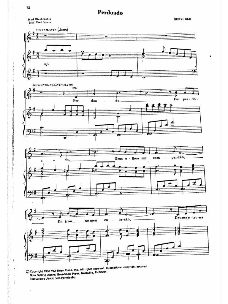 Perdoado Partitura | PDF