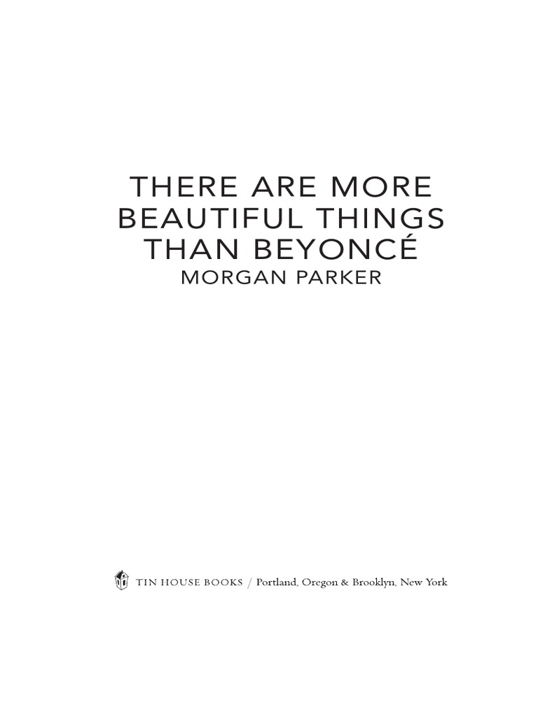 There Are More Beautiful Things Than Beyonce Preview | PDF | Beyoncé