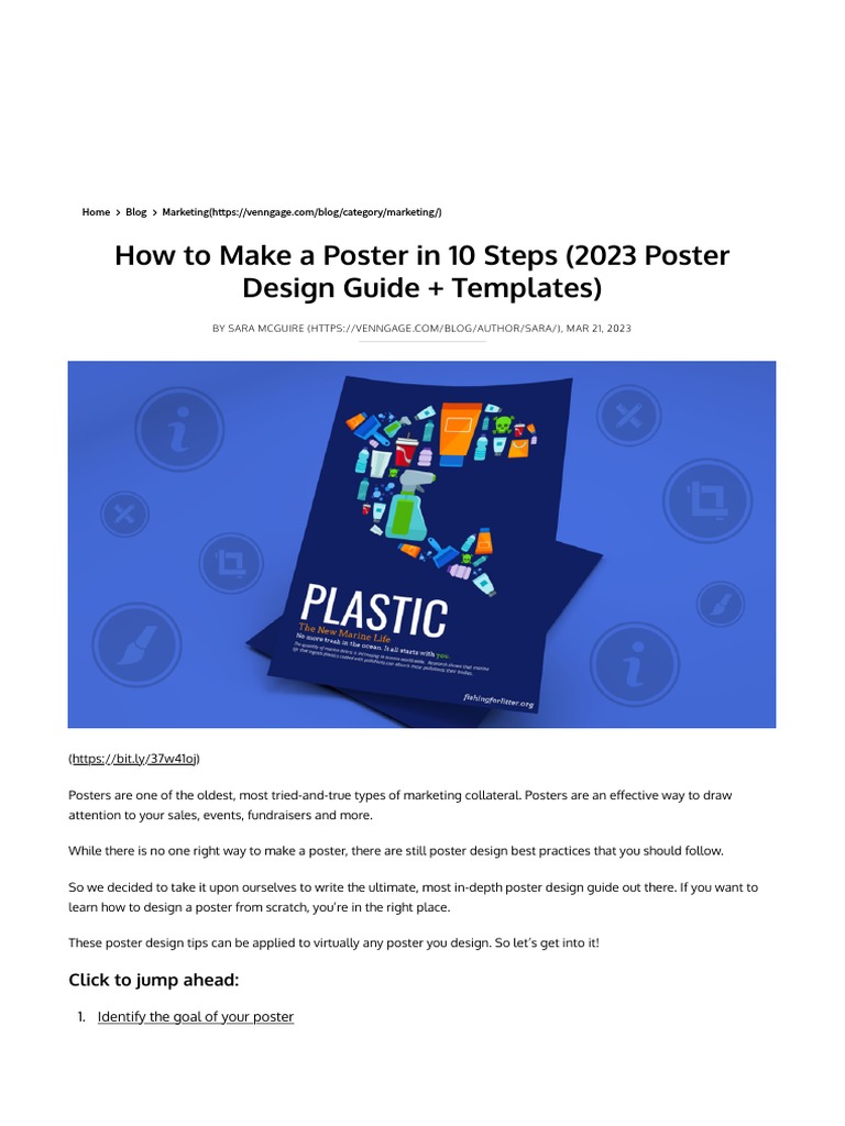 How To Make A Poster in 10 Steps (2023 Poster Design Guide) | PDF