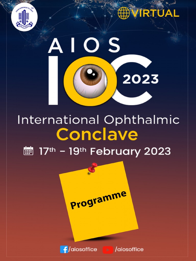 AIOC Scientific Program | PDF | Ophthalmology | Human Eye
