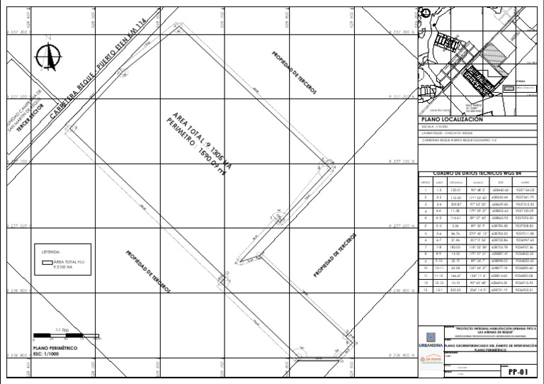 PP-01 Plano Perimetrico (1) - PP-01 Plano Perimétrico | PDF