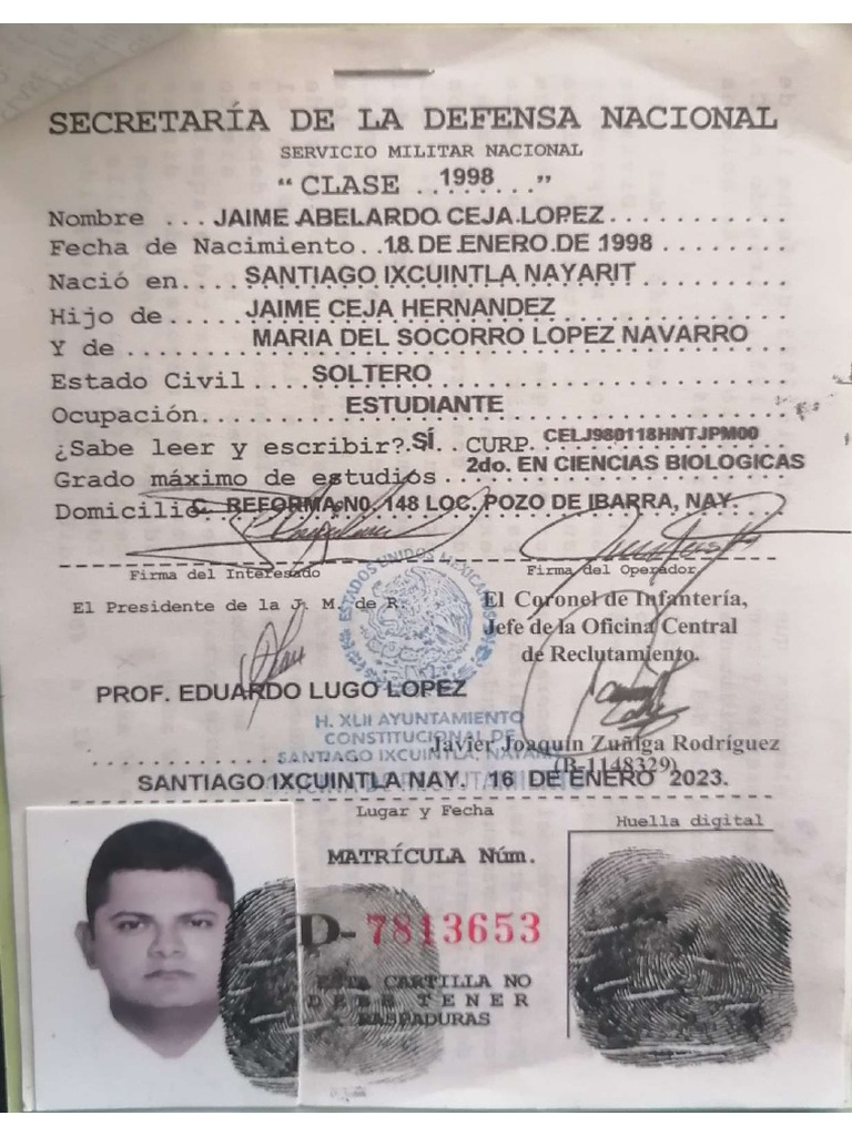 Cartilla Militar | PDF