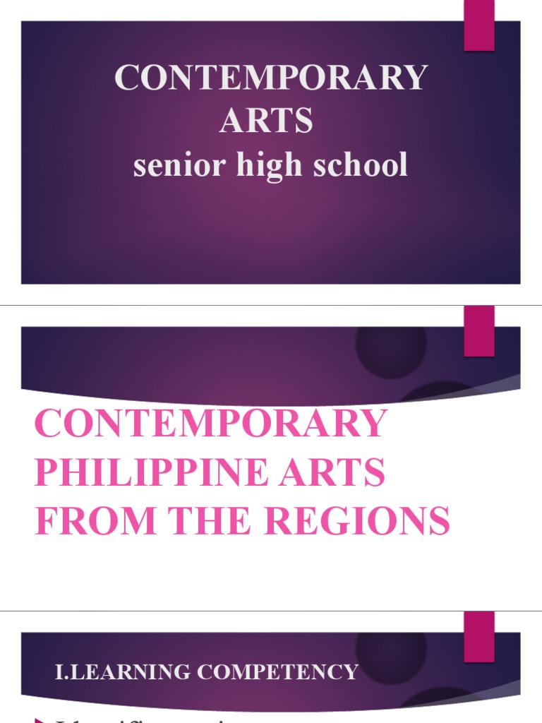 Contemporary Art in Philippine Regions | PDF | The Arts | Choreography