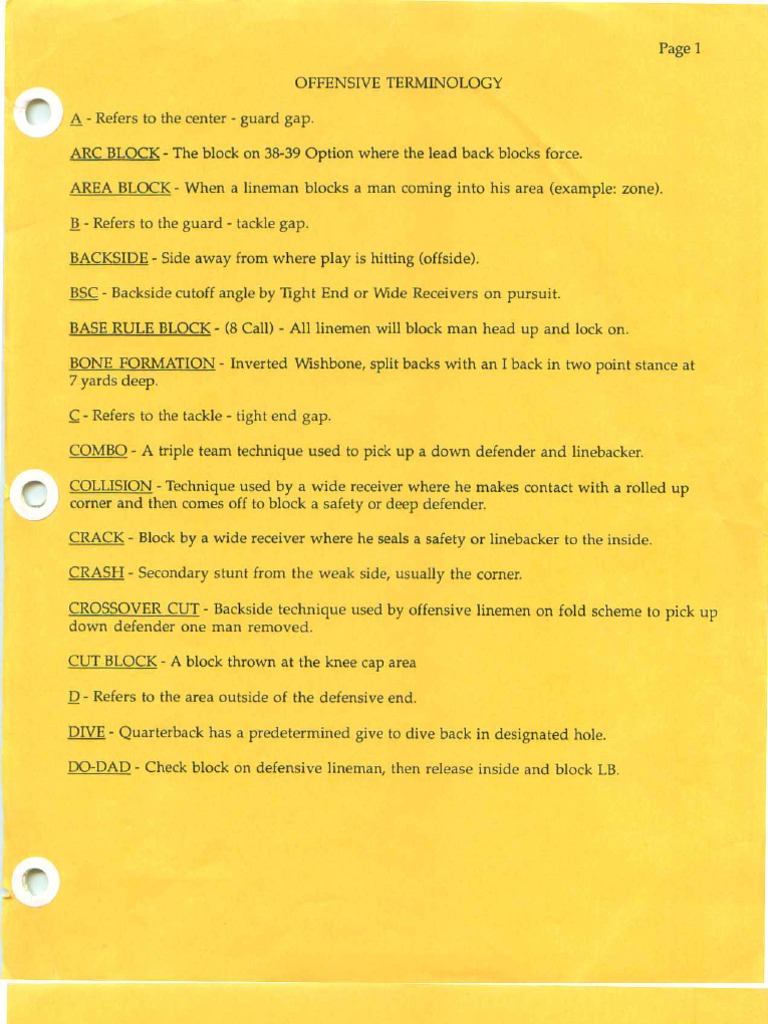 Ndsu Offensive Playbook | PDF