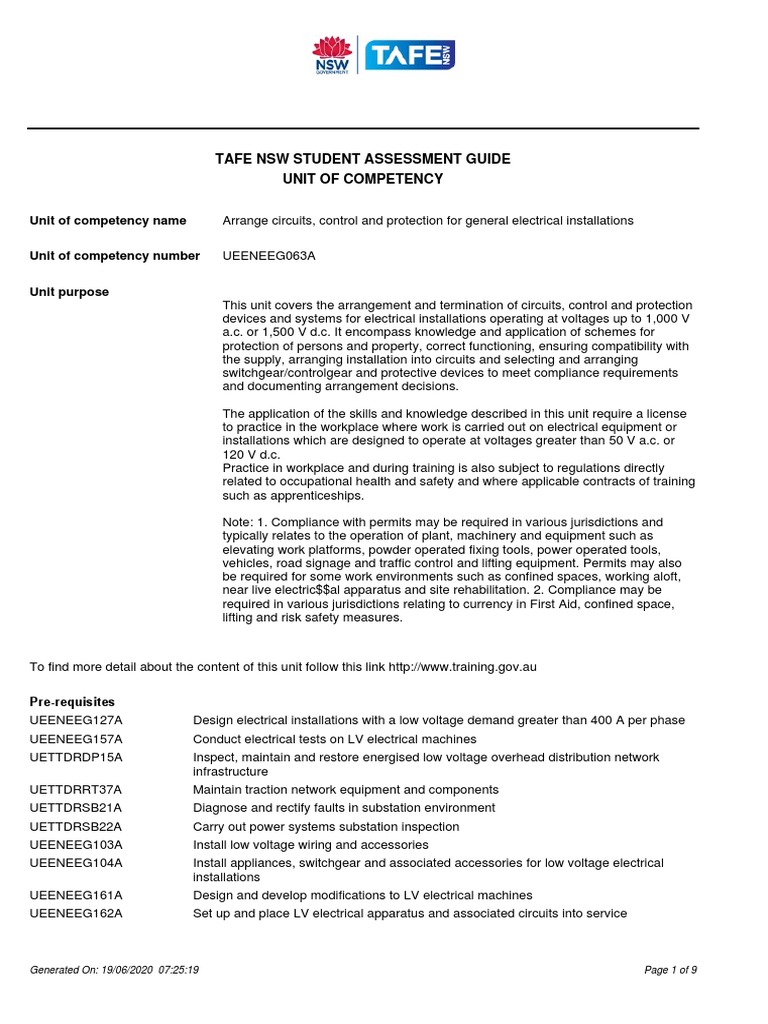 TAFE - ASST - 2002-TAFE NSW Student Assessment Guide-Enrolment-CL | PDF TAFE - ASST - 2002-TAFE NSW Student Assessment Guide-Enrolment-CL | PDF