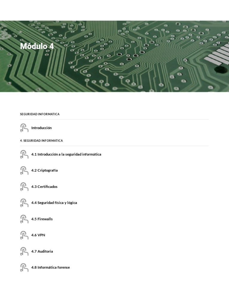 Módulo 4: Introducción | PDF