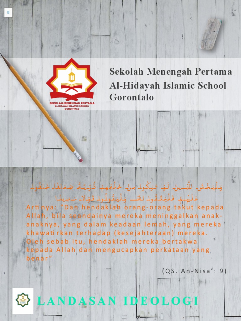 Profil SMP Al-Hidayah Islamic School | PDF