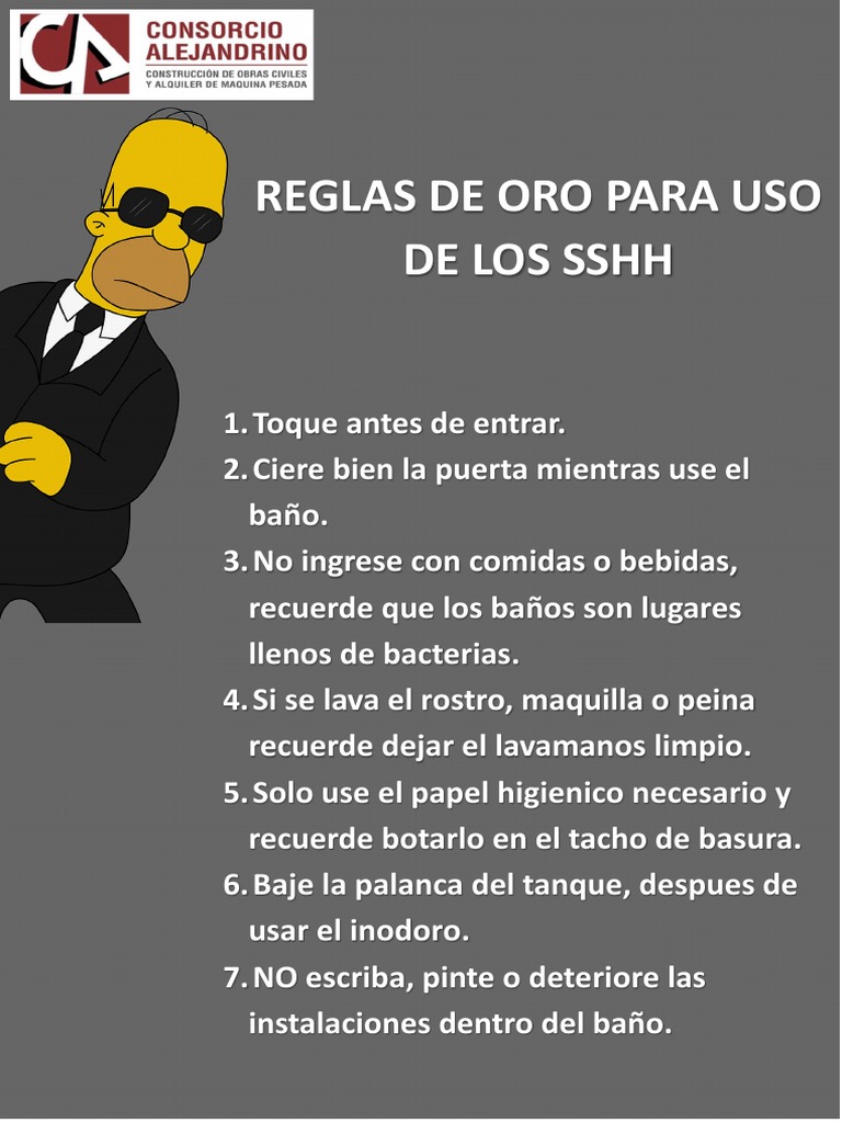Reglas de Oro Uso de SSHH | PDF