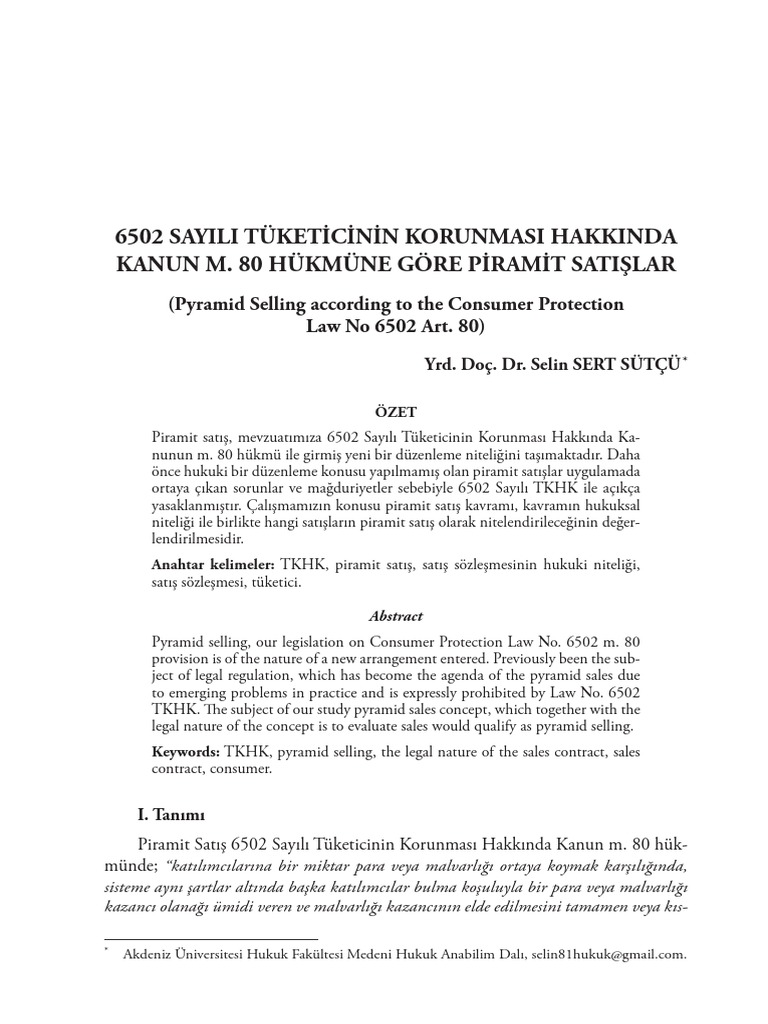 TKHK Pi̇rami̇t Satişlar | PDF