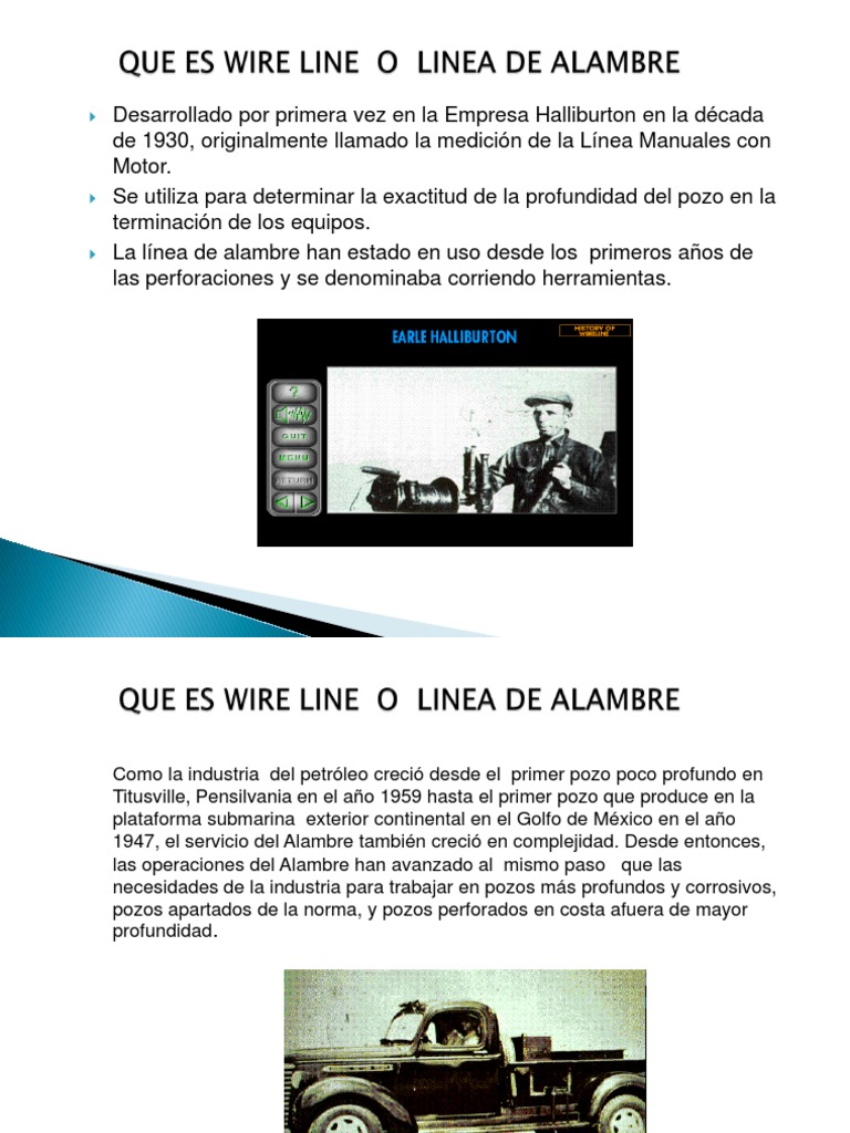 Que Es Wire Line | PDF | Herramientas | Bomba