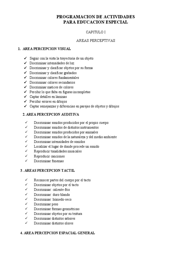 Programacion de Actividades | PDF