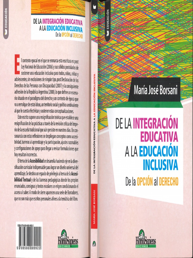 De La Integración Educativa A La Educación Inclusiva - Borsani | PDF