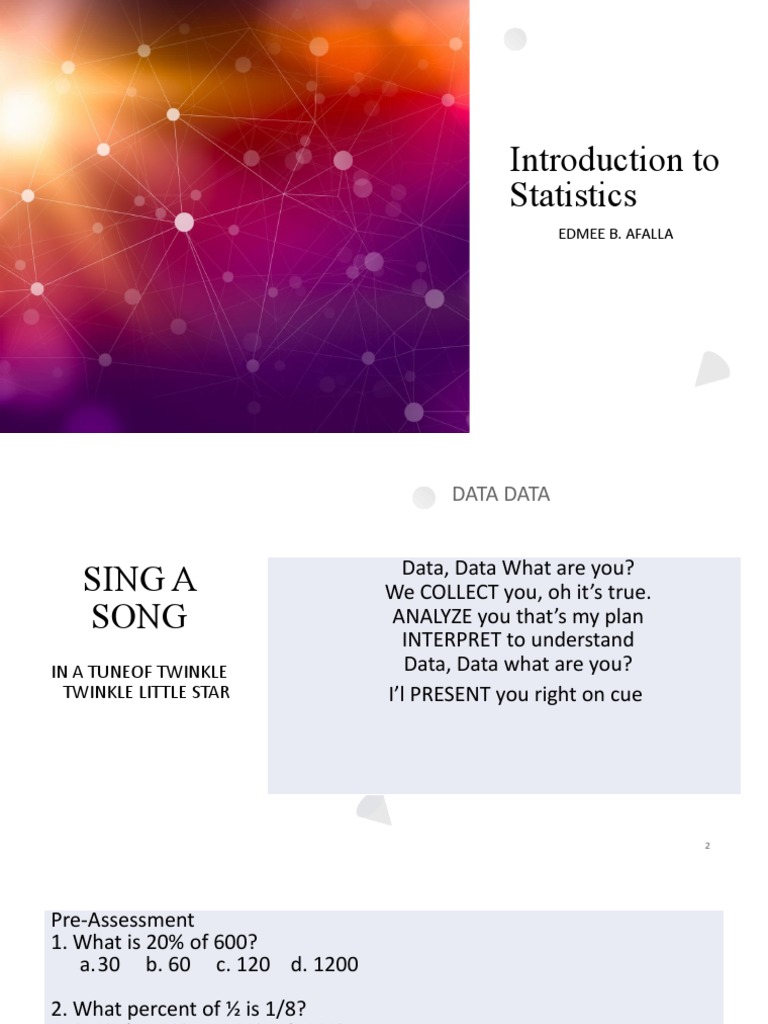 1. Introduction to Statistics | PDF