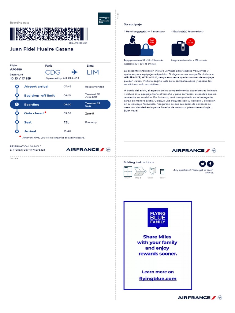 Boarding Pass | PDF