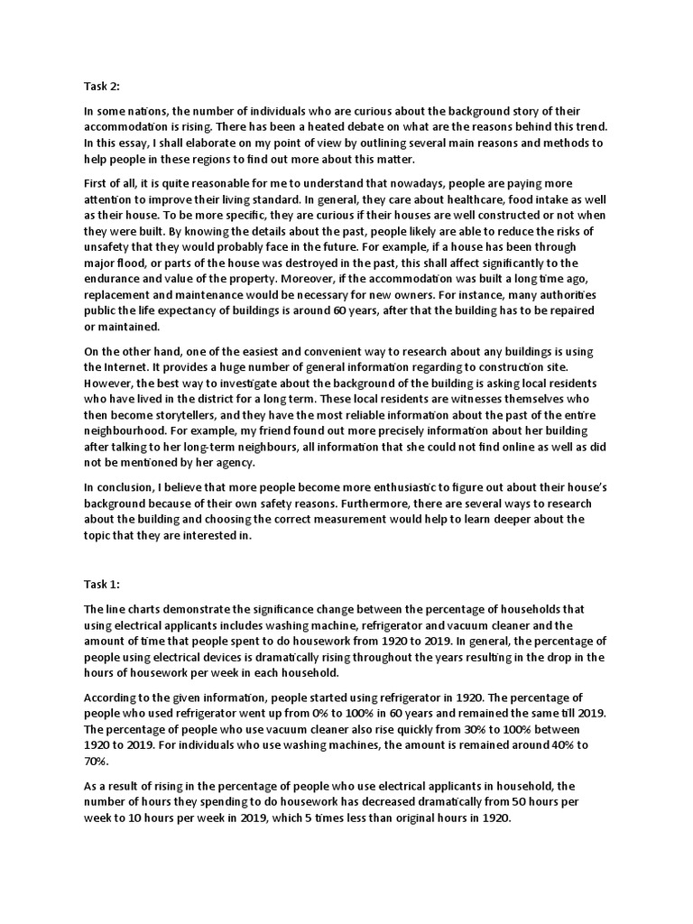 Writing Test 1 - Cambridge 16 | PDF