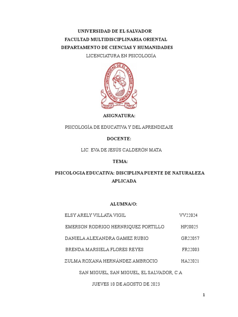 Roxana | PDF | Psicología Educacional | Aprendizaje