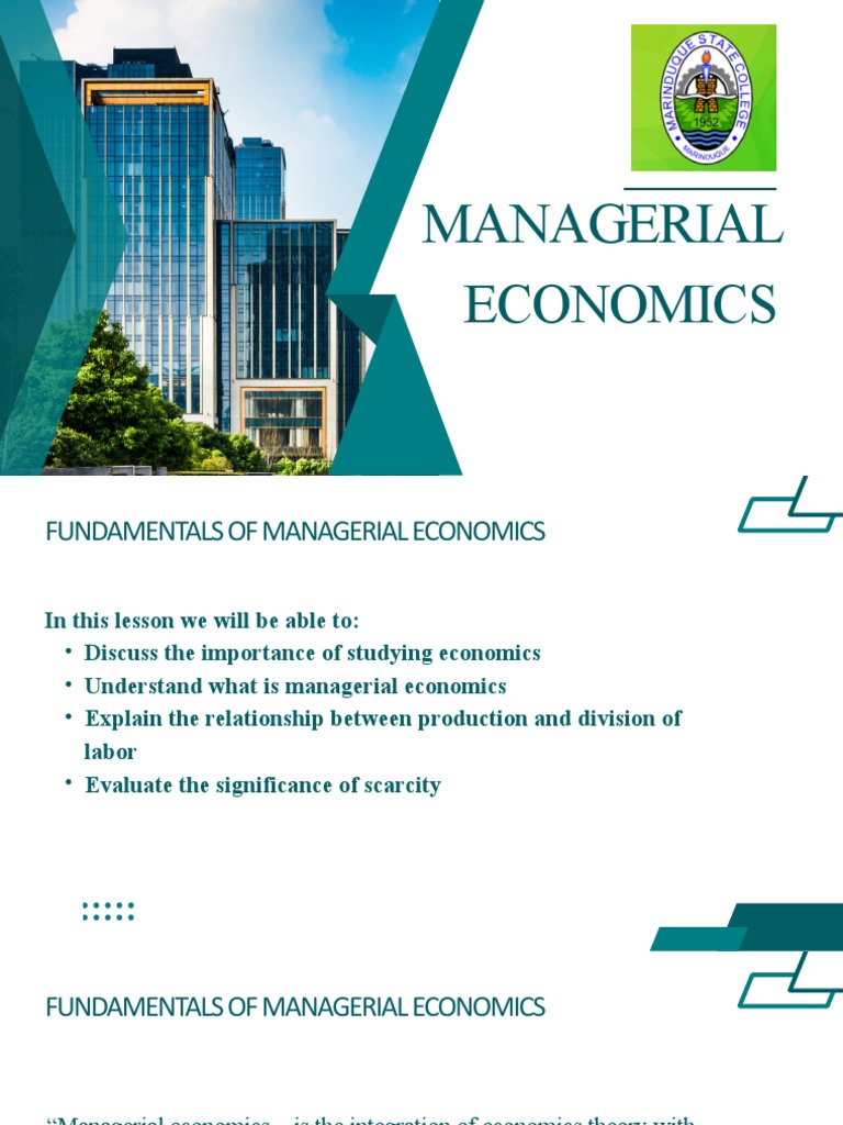 Understanding Managerial Economics Basics | PDF | Economics ...