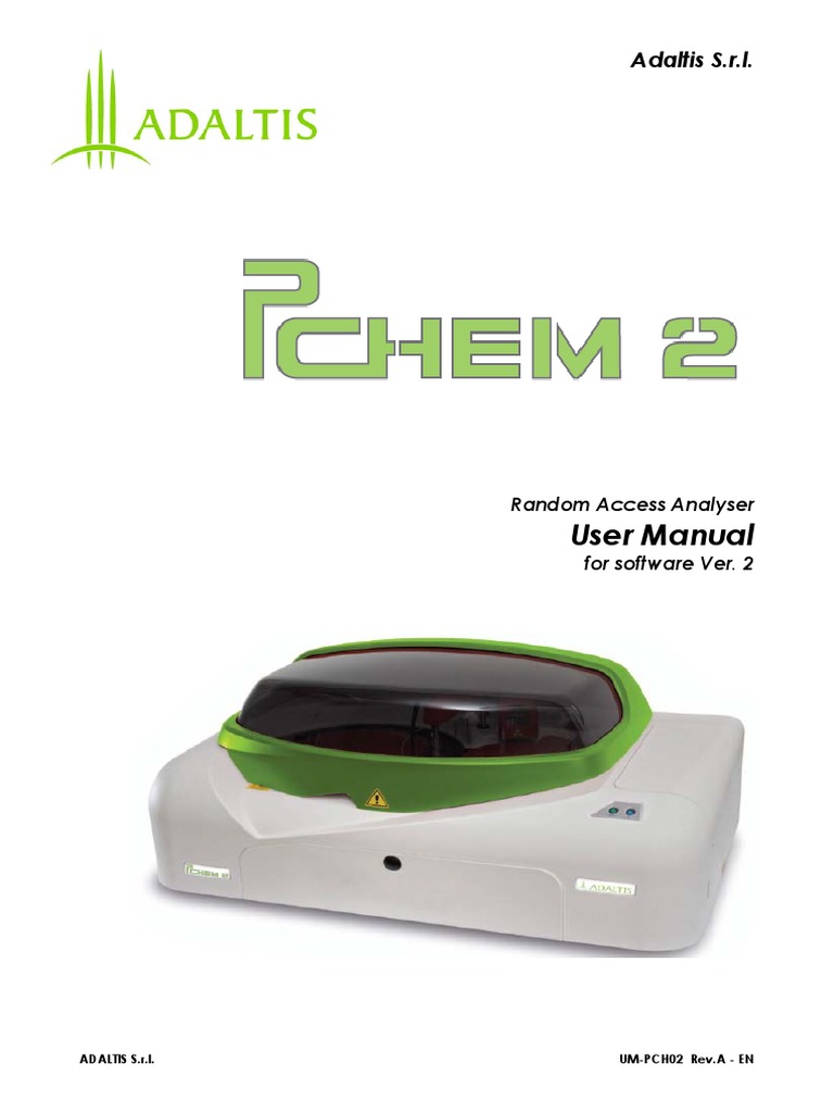 UM-PCH02 PChem 2 User Manual Rev.A EN | PDF
