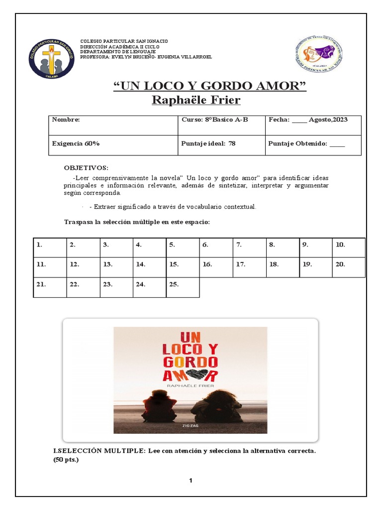 CL Un Loco y Gordo Amor CSI 2023 | PDF