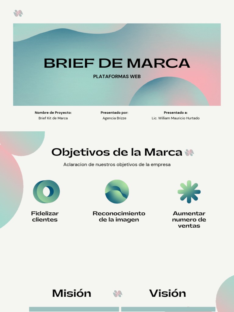 Brief de marca ejemplo | PDF