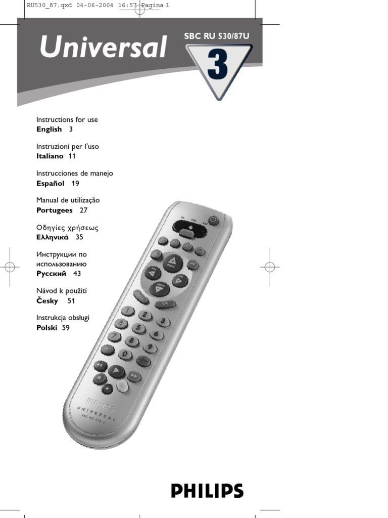 comando universal philips