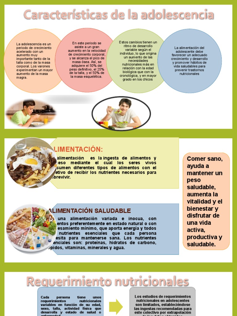 Alimentación Saludable en Adolescentes | PDF | Estilo de vida